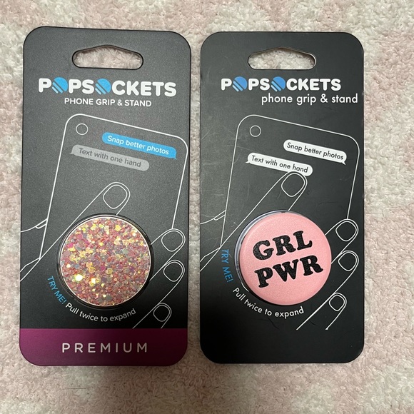 PopSocket | Cell Phones & Accessories | New Set Of Two Popsockets Pink ...